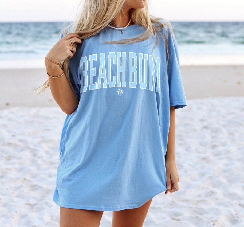 Beachbum Beach Bum Shirt Palm Tree Summer T Shirt Beach Tee - Etsy