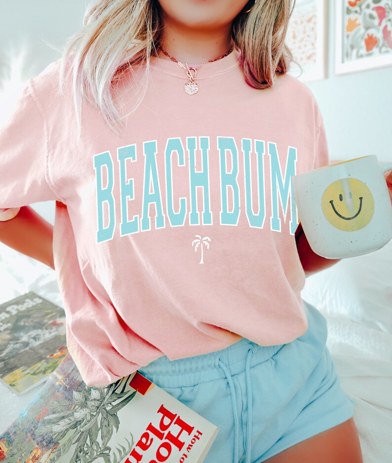 Beachbum Beach Bum Shirt Palm Tree Summer T Shirt Beach Tee - Etsy