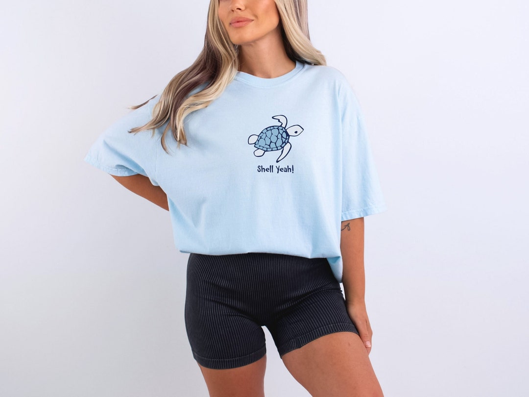 Turtle Ocean T Shirt Beach Tshirt Beach Bum T-shirt Ocean Shirt Comfort ...