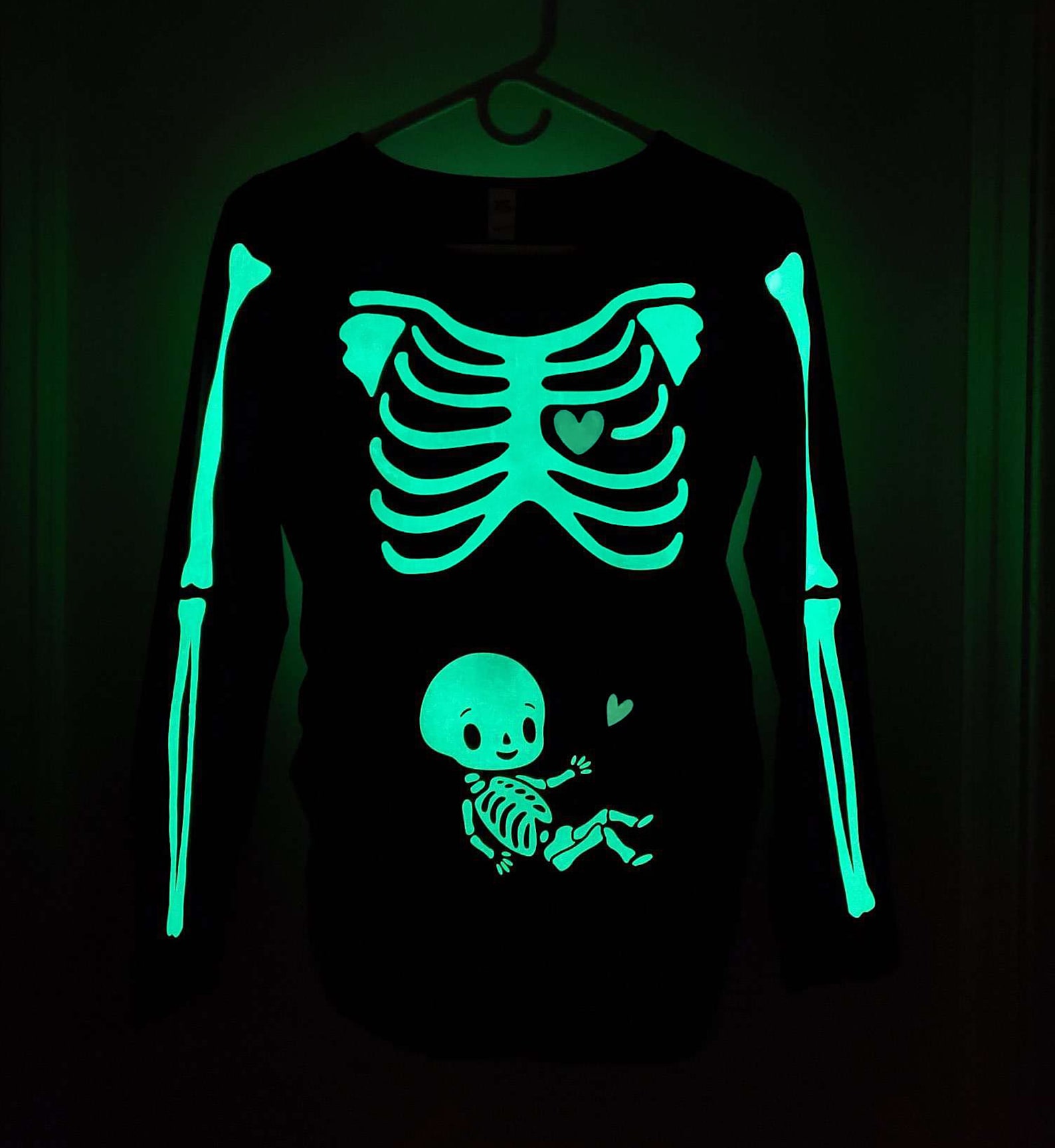 Pregnant Halloween Skeleton Costume Maternity Baby Halloween - Etsy