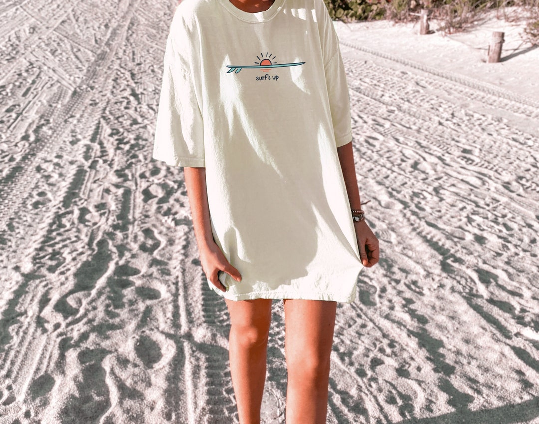 Sun Surfing Tshirt Ocean Beach T-shirt Summer Shirt Customizable ...