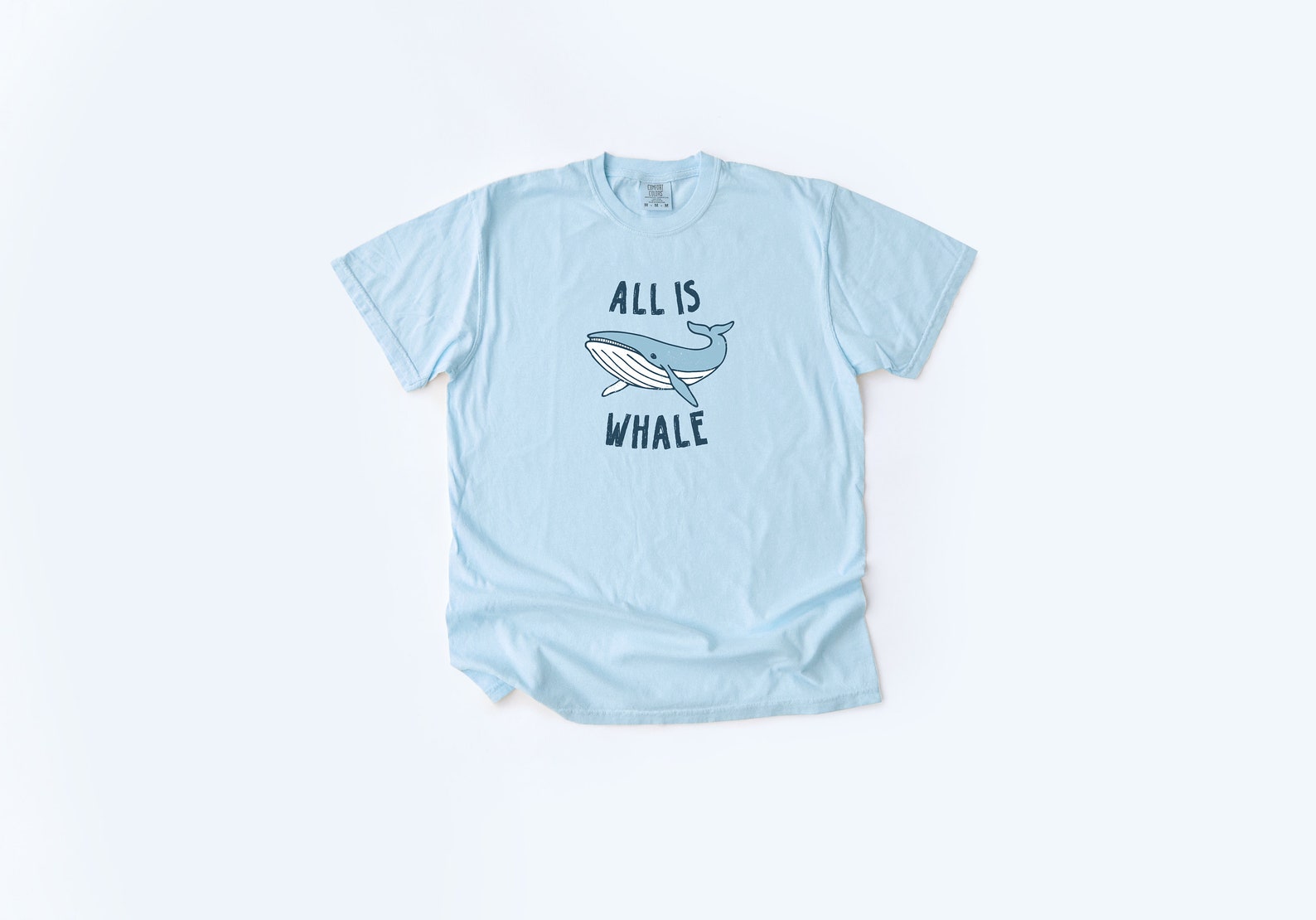 Whale Tshirt Funny Whale Gifts All is Whale T-shirt Ocean Shirt Comfort ...