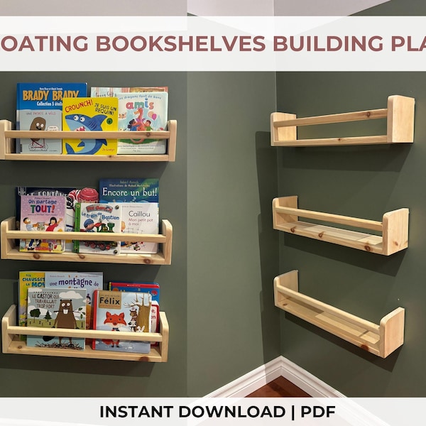 Diy Bookshelf Kit - Etsy