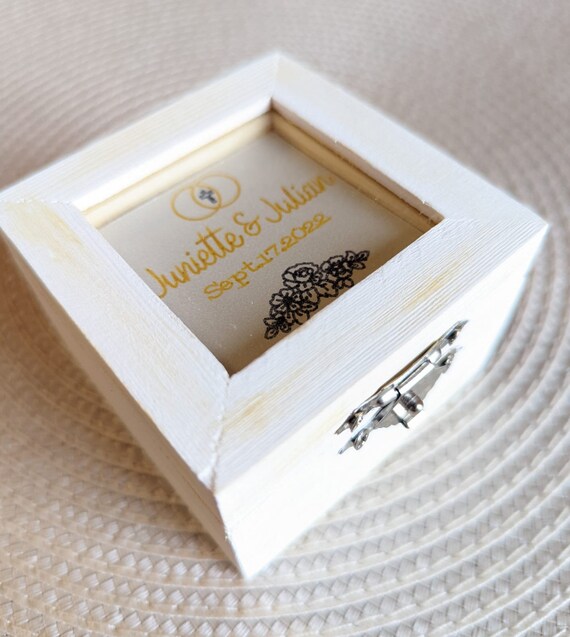 Wedding Wood Coin Box Arras Box Personalized - Etsy