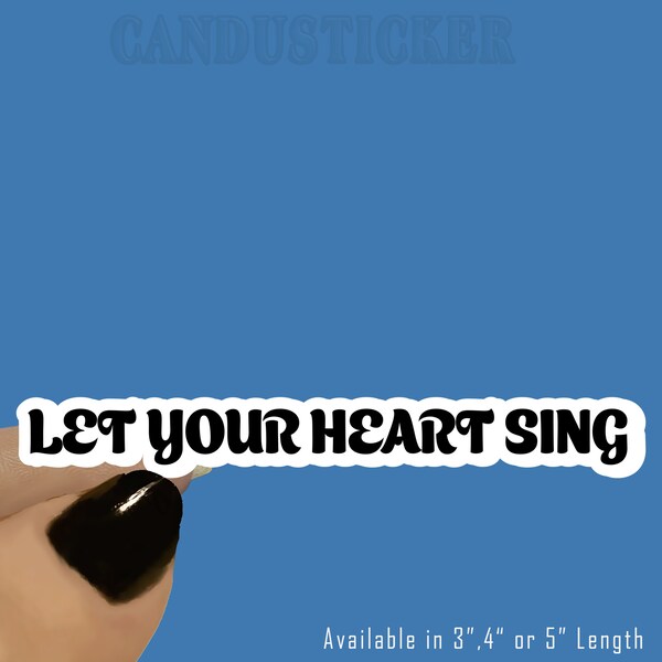 Let Your Heart Sing - Etsy