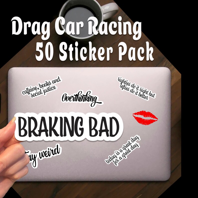 Drag Racing 50 Sticker Pack Text Stickers Txt Stickers Sticker Sheets ...
