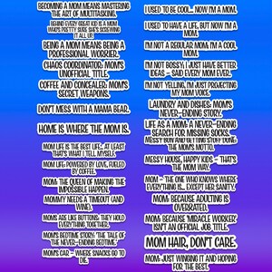 Mom Life 50 Sticker Pack Text Stickers Txt Stickers Sticker Sheet ...