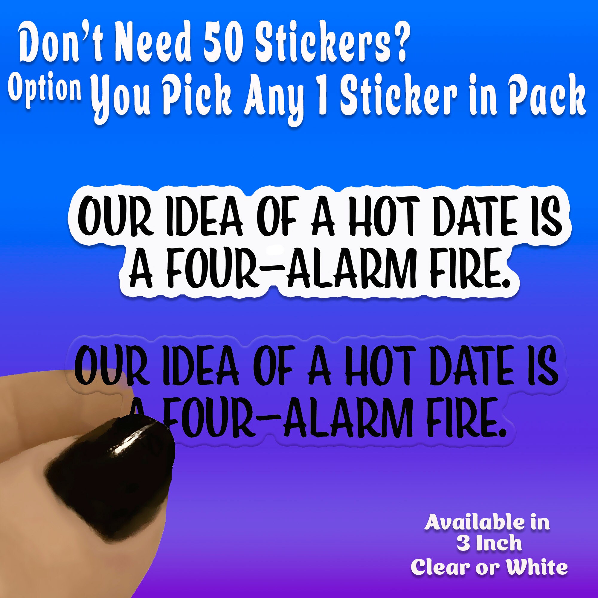 Fireman 50 Sticker Pack Decal for Tumbler, Laptop, Water-bottle, Hydro ...