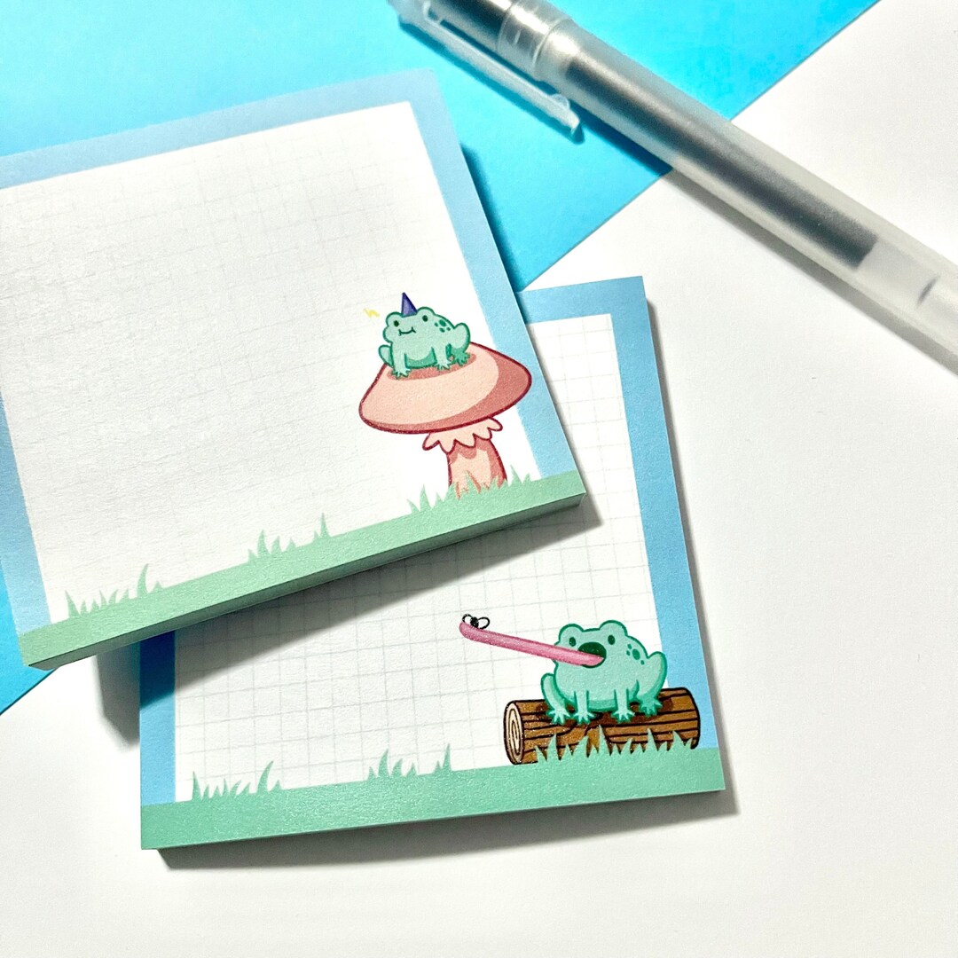 Forest Froggie Frog Post-it Sticky Notes - Etsy