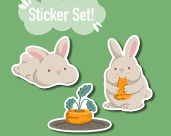 Chubby Bunny Sticker - Etsy