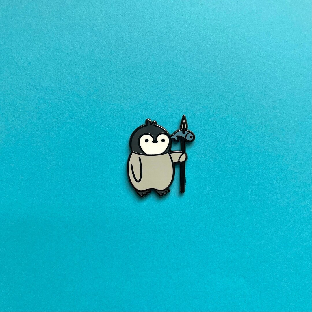 Hunter Penguin Enamel Pin - Etsy