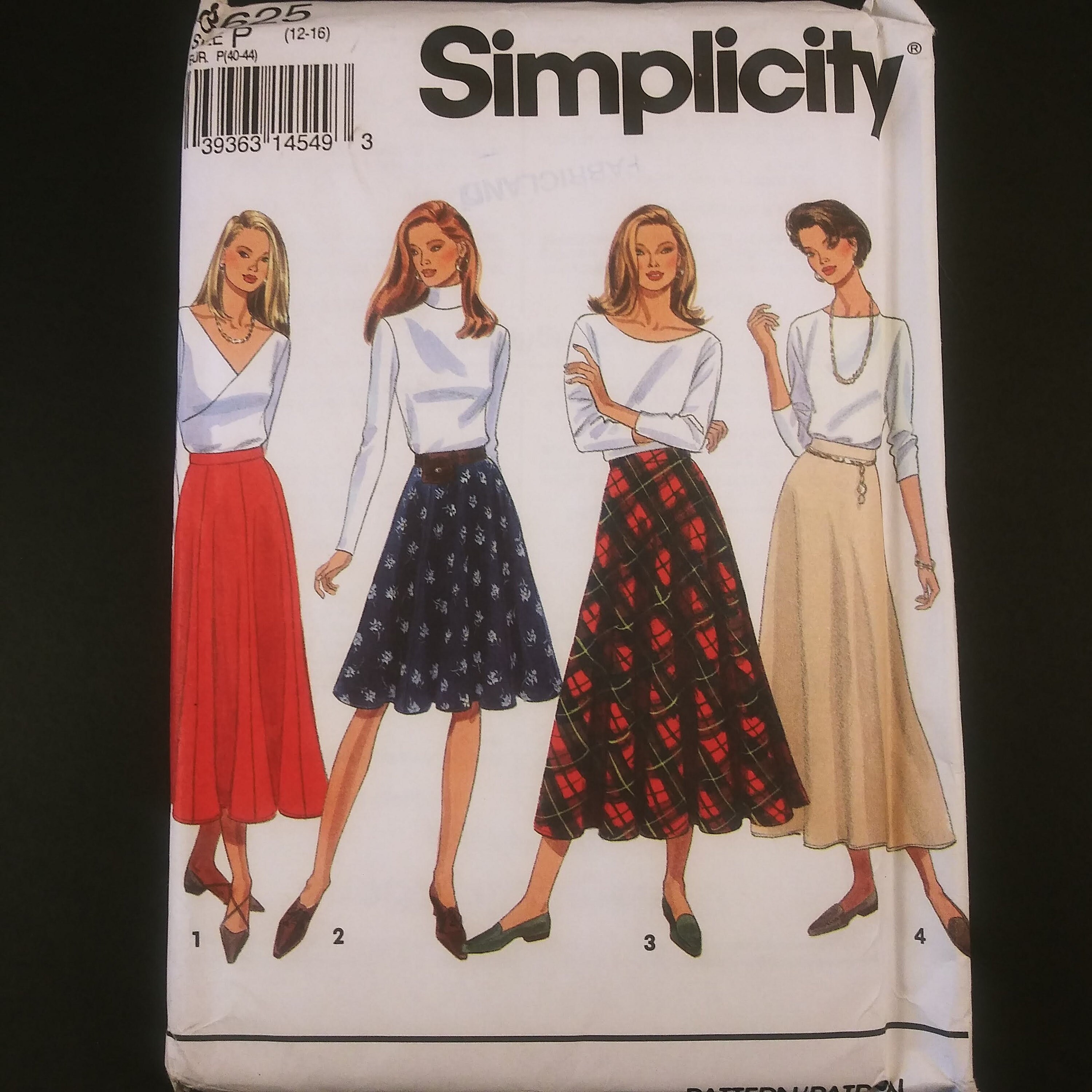 Sewing & Fiber 8625 UNCUT Vintage Simplicity Sewing Pattern Misses ...