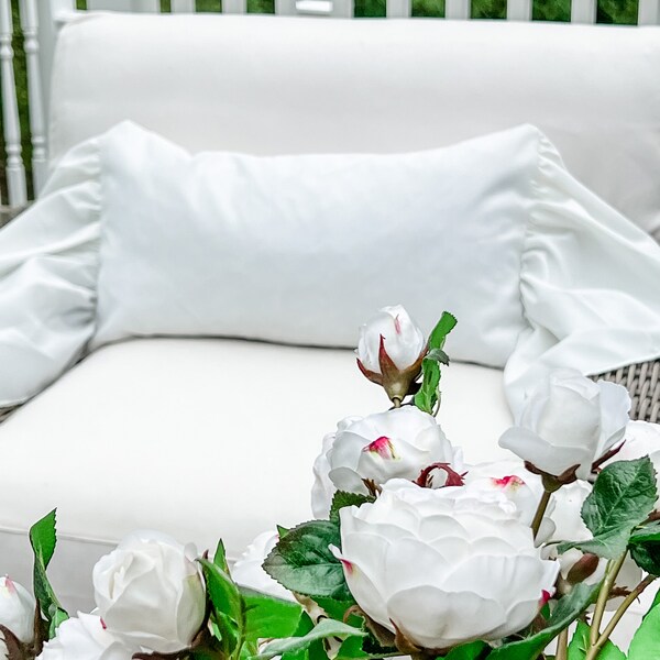 Ruffle Throw Pillow - Etsy