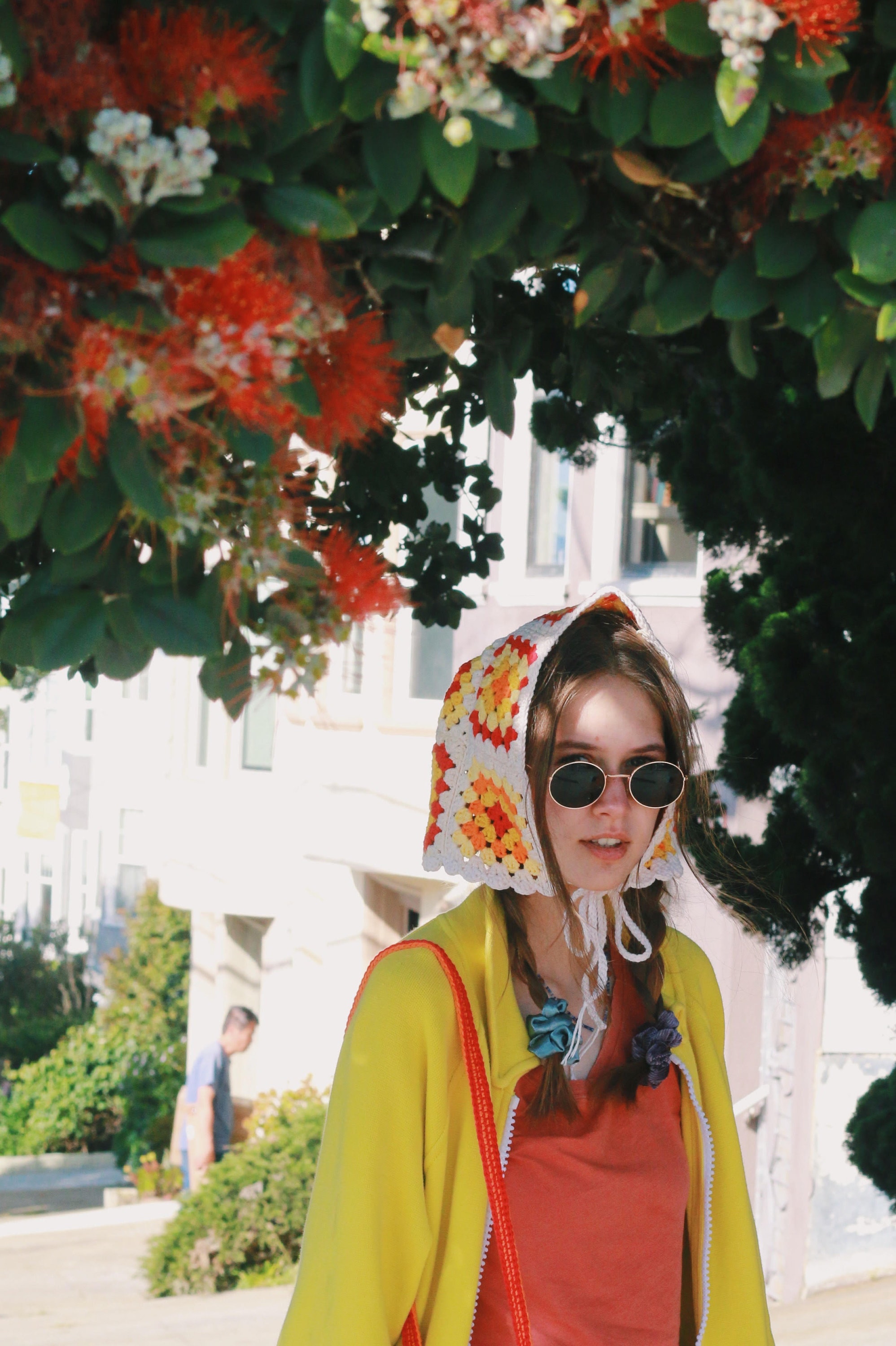 Granny Square Crochet Bonnet DIGITAL PATTERN / PDF Download / English ...
