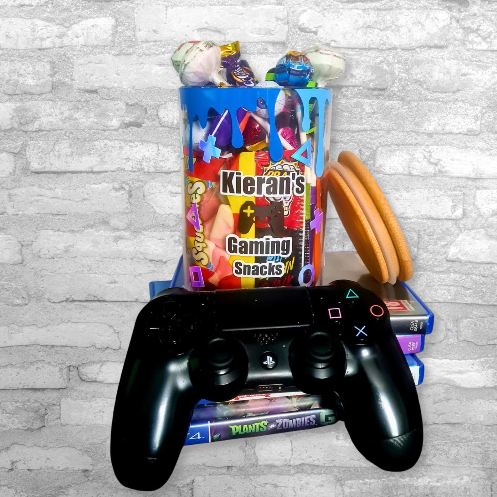 PERSONALISED GAMER JAR / Gamer Snacks / Glass Jar/ Gamer Accessories ...