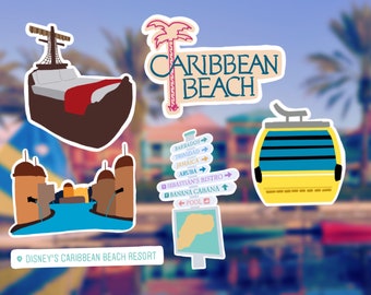 Disney's Beach Club Resort Sticker - Etsy