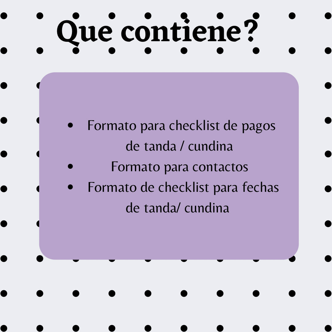 Organizador de tandas horizontal / formato de tandas / - Etsy España