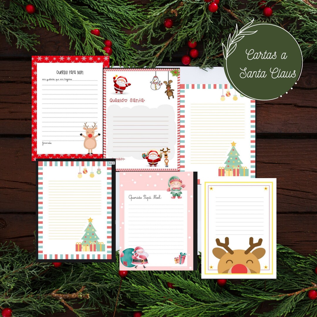 Letter to Santa PRINTABLE / Children's Letter to Santa / Letter From ...