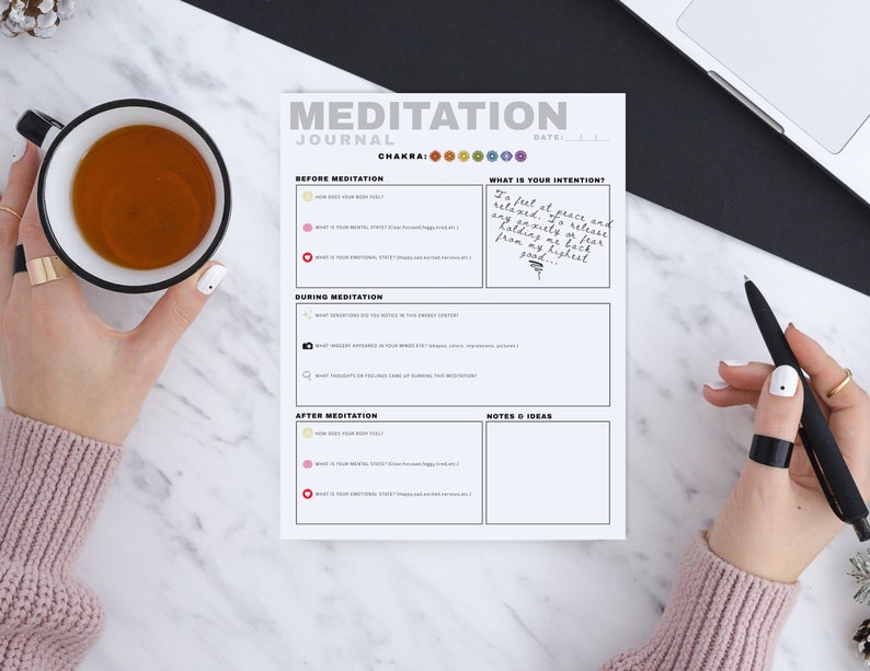 Root Chakra Yoga Meditation Cheat Sheet Printable Chart - Etsy