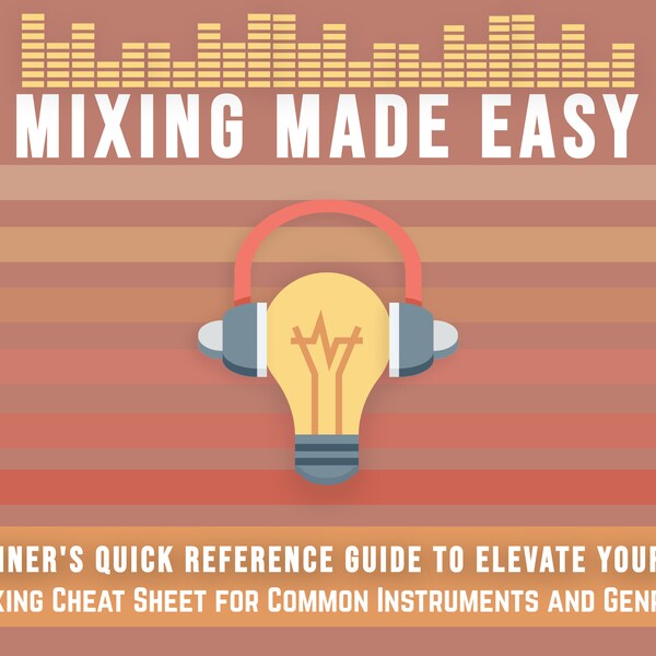 Music Production Cheat Sheet Download - Etsy
