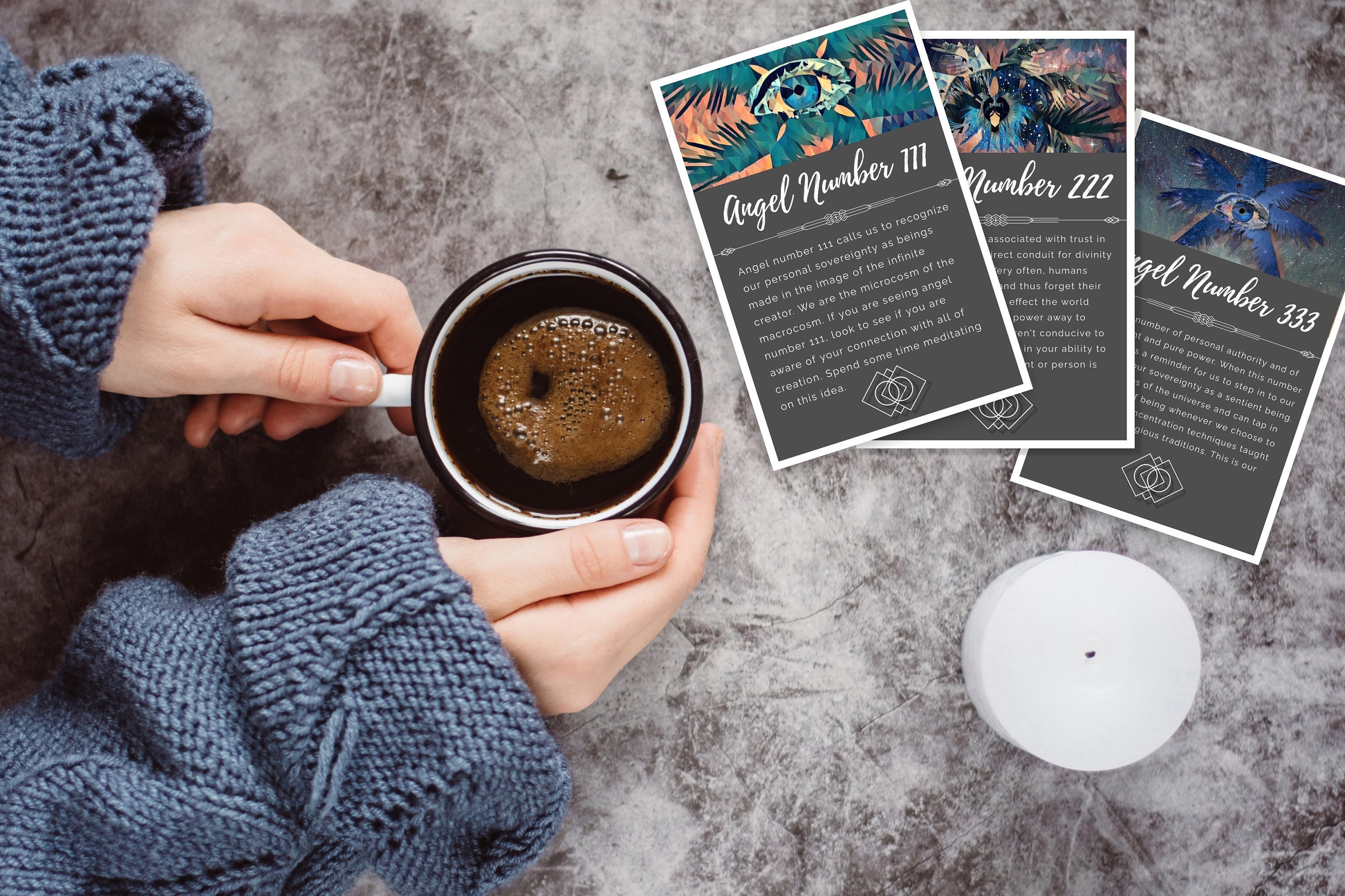 Angel Number Svg Printable Cards | Downloadable Oracle Cards ...