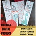 Dinosaur Valentine Bookmarks Printable Ready to Print or Editable With ...