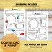 All About Me Form Fill in the Blank Template Full Color & Coloring Page ...