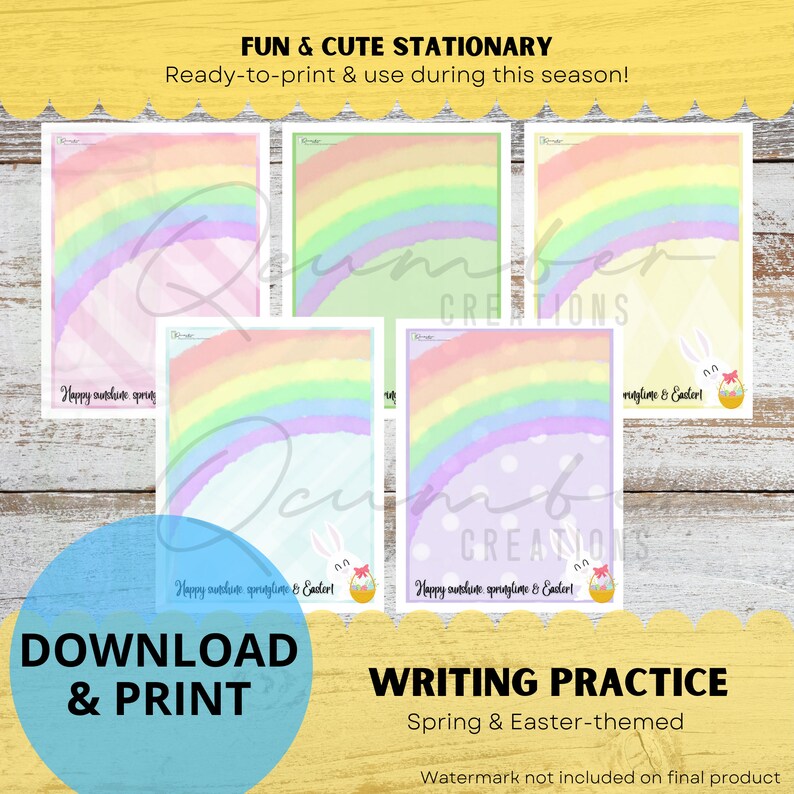 Springtime Writing Bundle Writing Practice Abcs in Print & Cursive ...