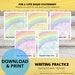 Springtime Writing Bundle Writing Practice Abcs in Print & Cursive ...