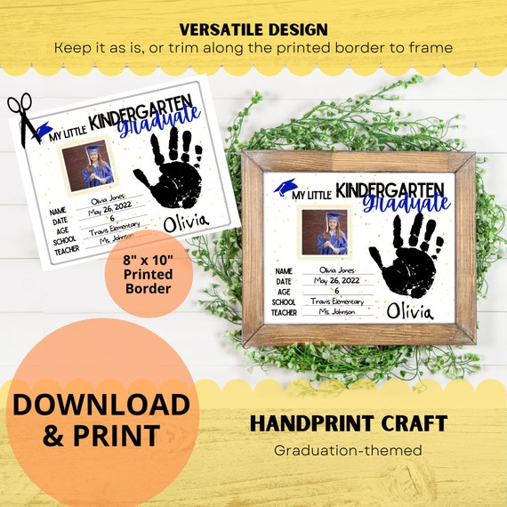 Kindergarten Graduation Certificate Graduation Keepsake - Etsy