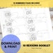10 Reasons Why I Love You Dad Booklet Coloring Activity for Kids Gift ...