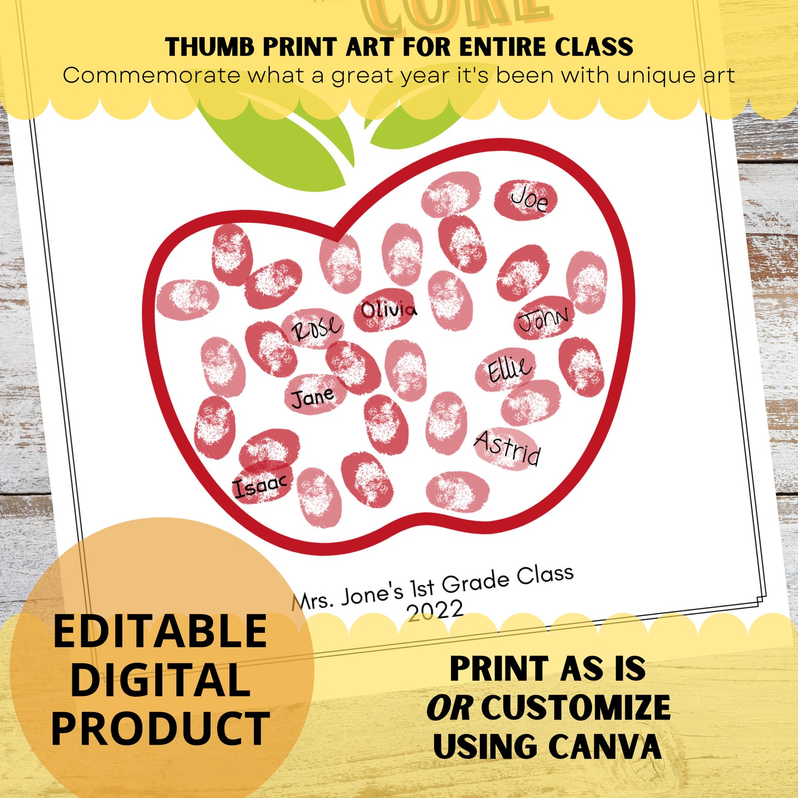 Class Keepsake for Teacher This Year Was Awesome to the Core Thumb ...