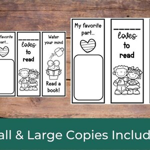 Bookmarks for Kids, School, Cute, Spanish English Bilingual Bookmarks ...