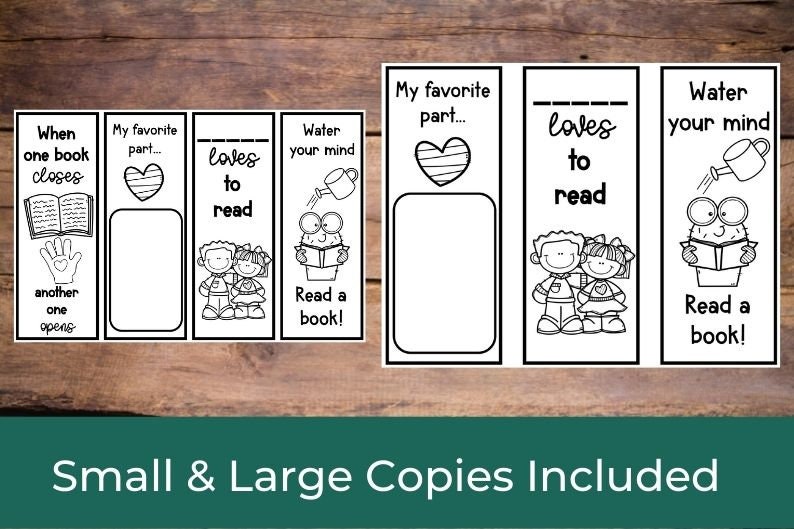Bookmarks for Kids, School, Cute, Spanish English Bilingual Bookmarks ...