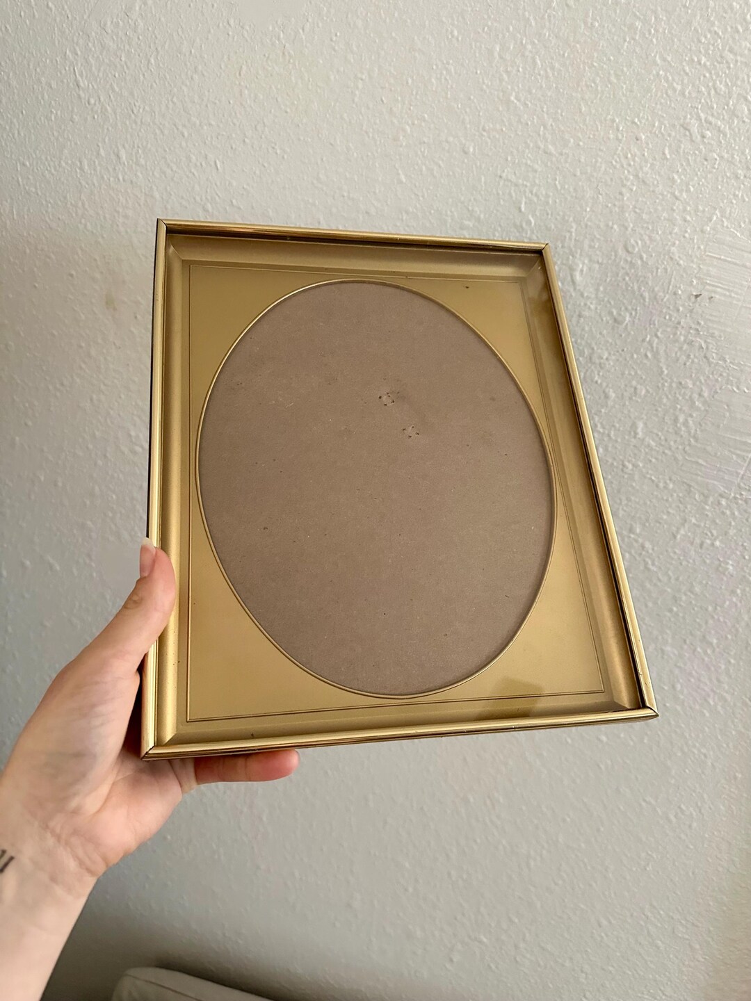Vintage Gold Shadow Box Frame, Gold Picture Frame, Gold Shadow Box ...