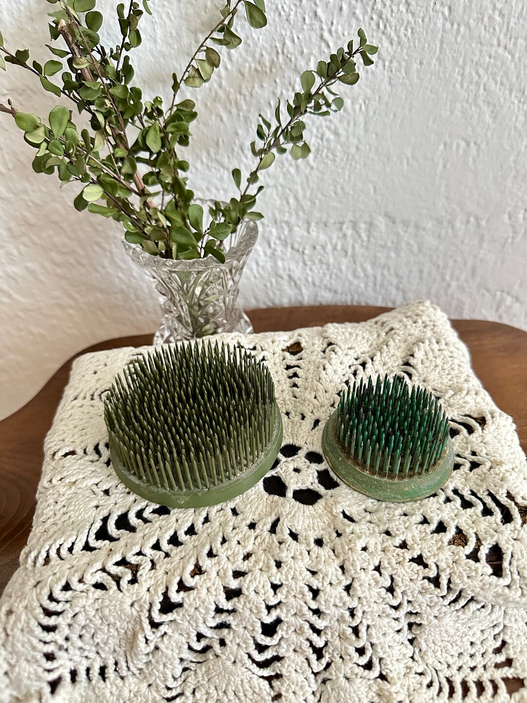 Vintage Metal Flower/pin Frog, Metal Flower Frog - Etsy