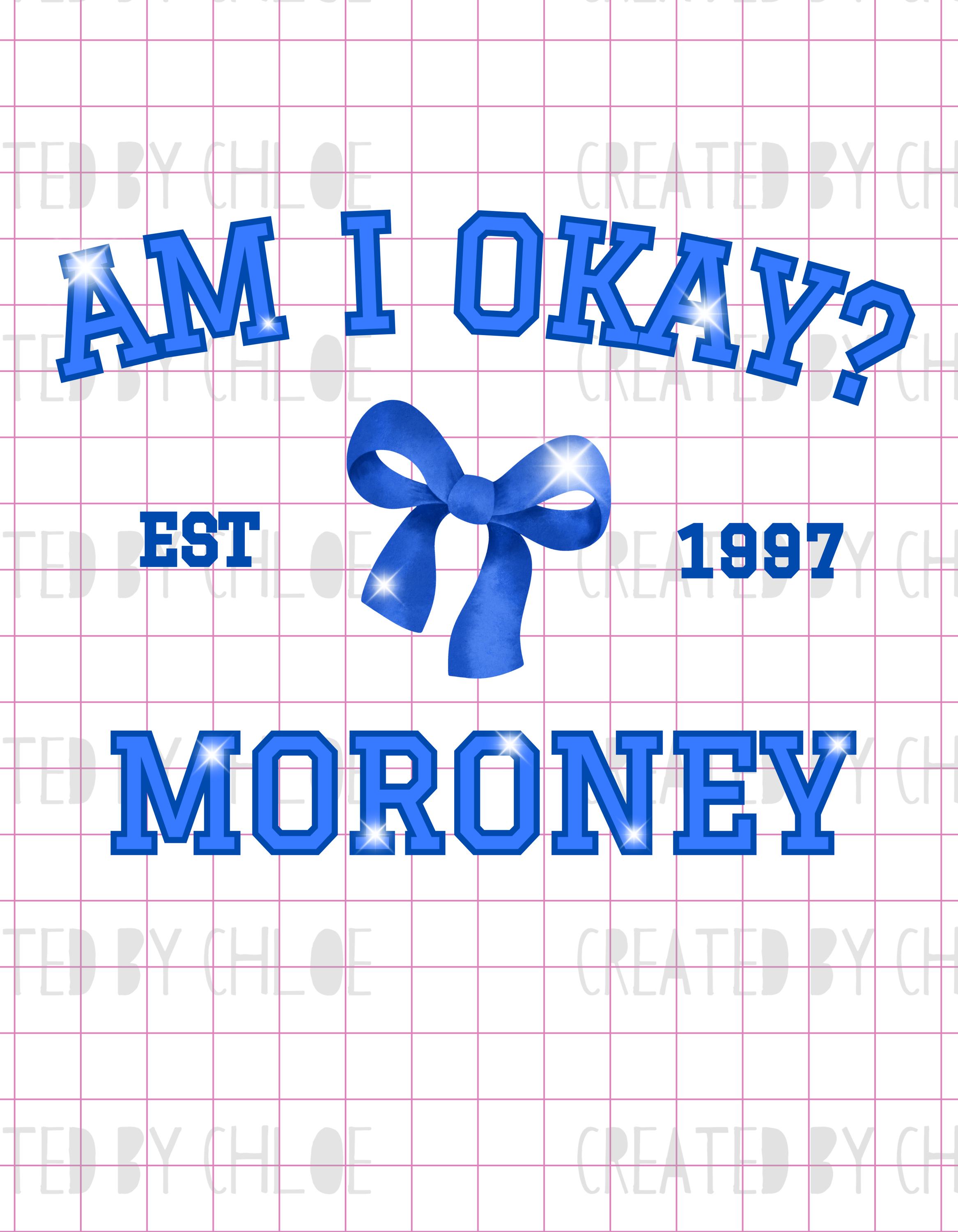 Megan Moroney Am I Okay Design, Blue Megan Moroney PNG, Woman Megan Moroney Design - Etsy