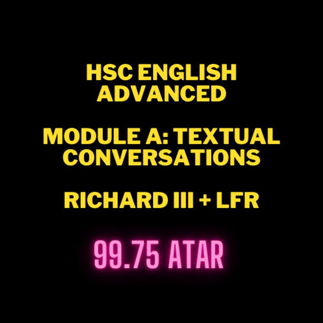 Module A: Textual Conversations, Richard III and Looking for Richard ...