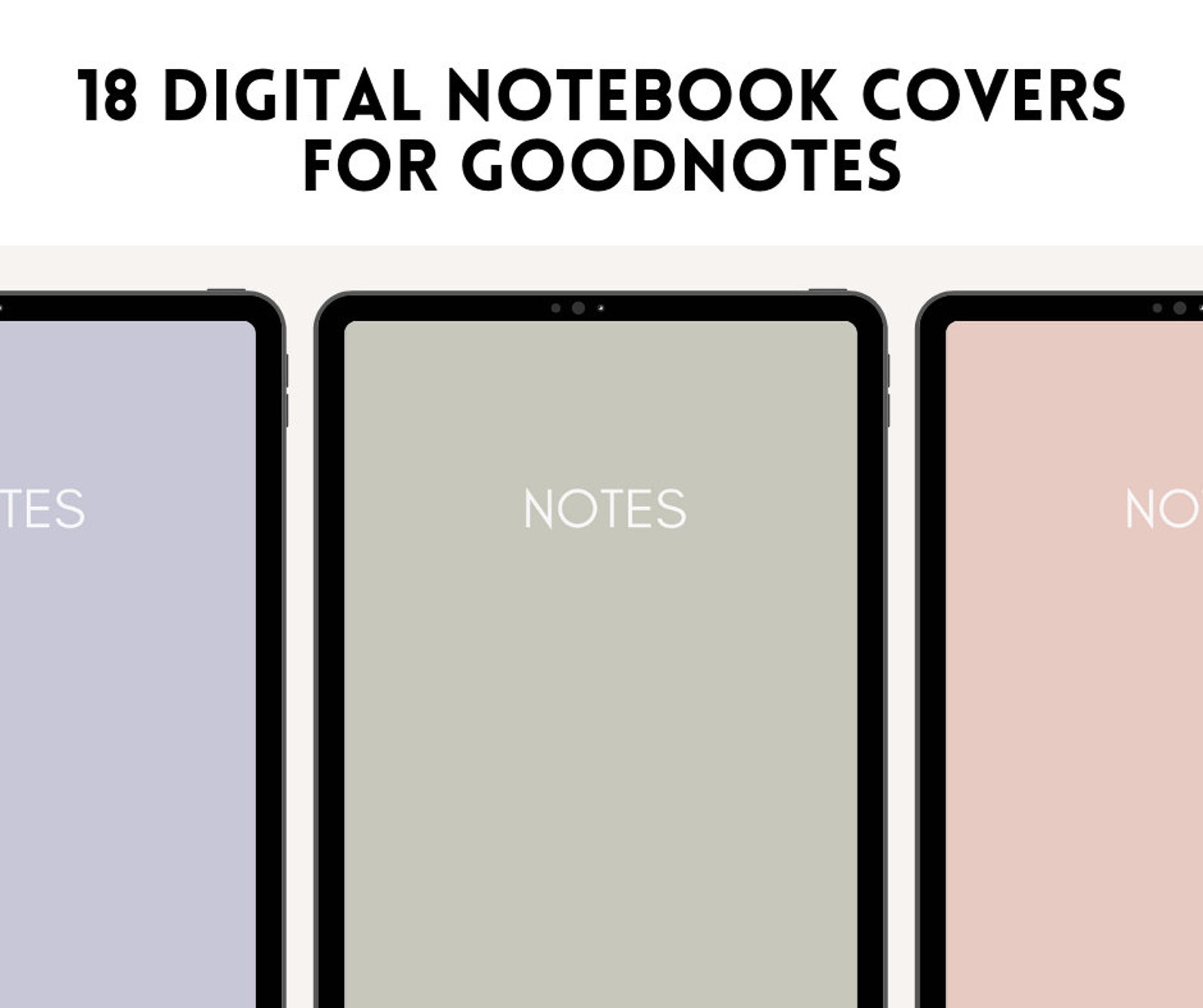 18 Digital Notebook Covers, Goodnotes Digital Notebook Covers ...