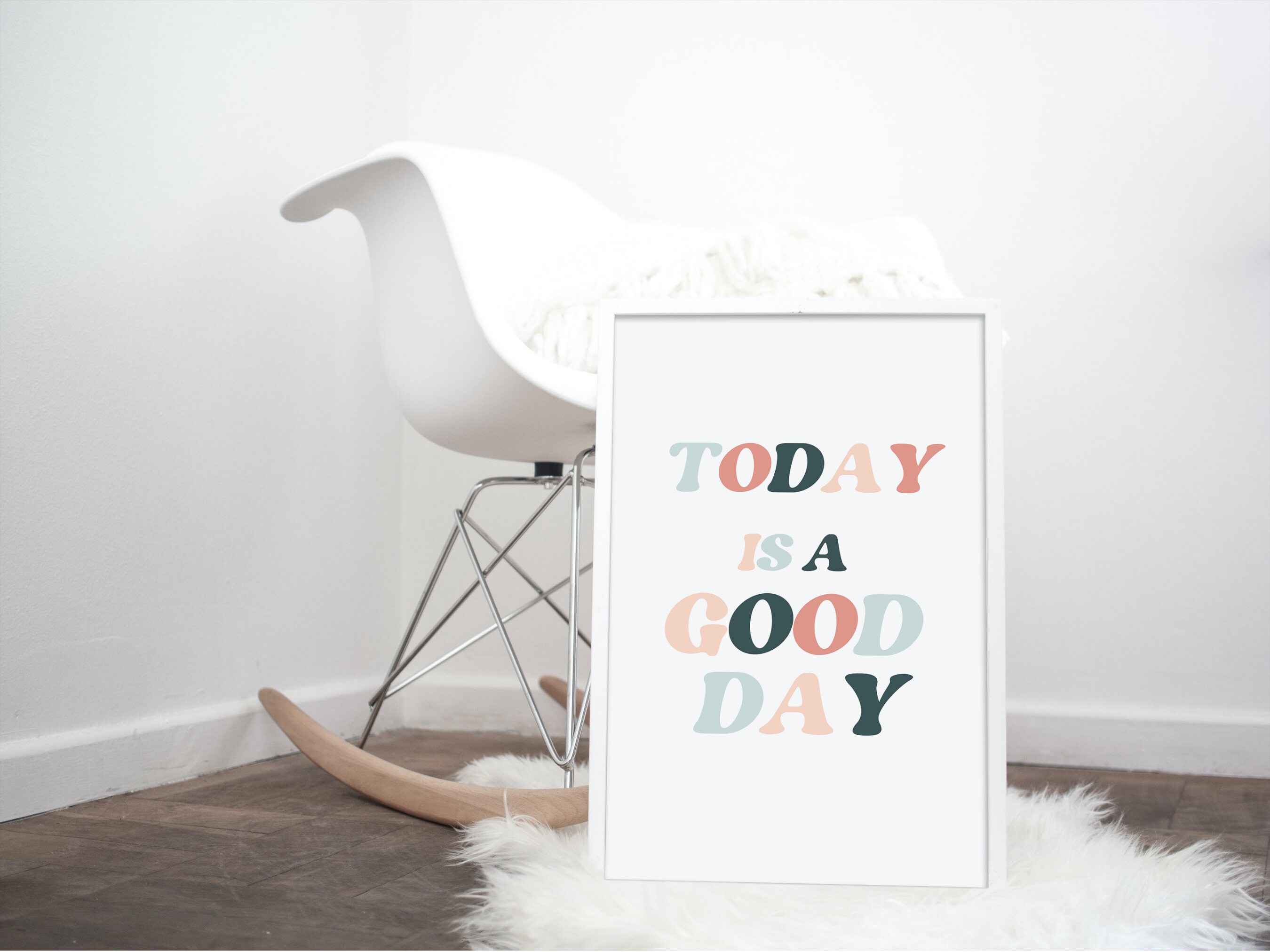 Today is A Good Day Quotes Print, Poster, Wall Art Quotes, Typography ...
