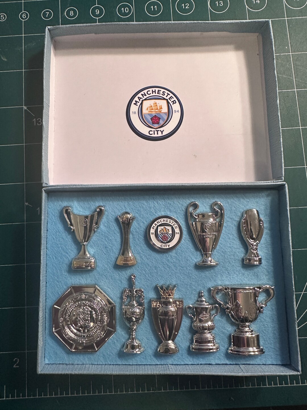 Manchester City Pin Badge Set - Etsy
