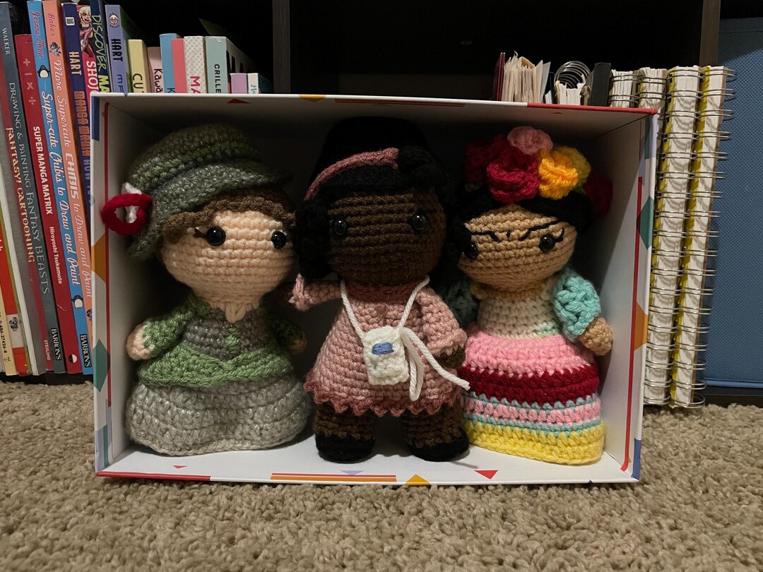 STEAM Dolls - Set of 3 - Marie Curie, Frida Kahlo, Katherine Johnson - Etsy