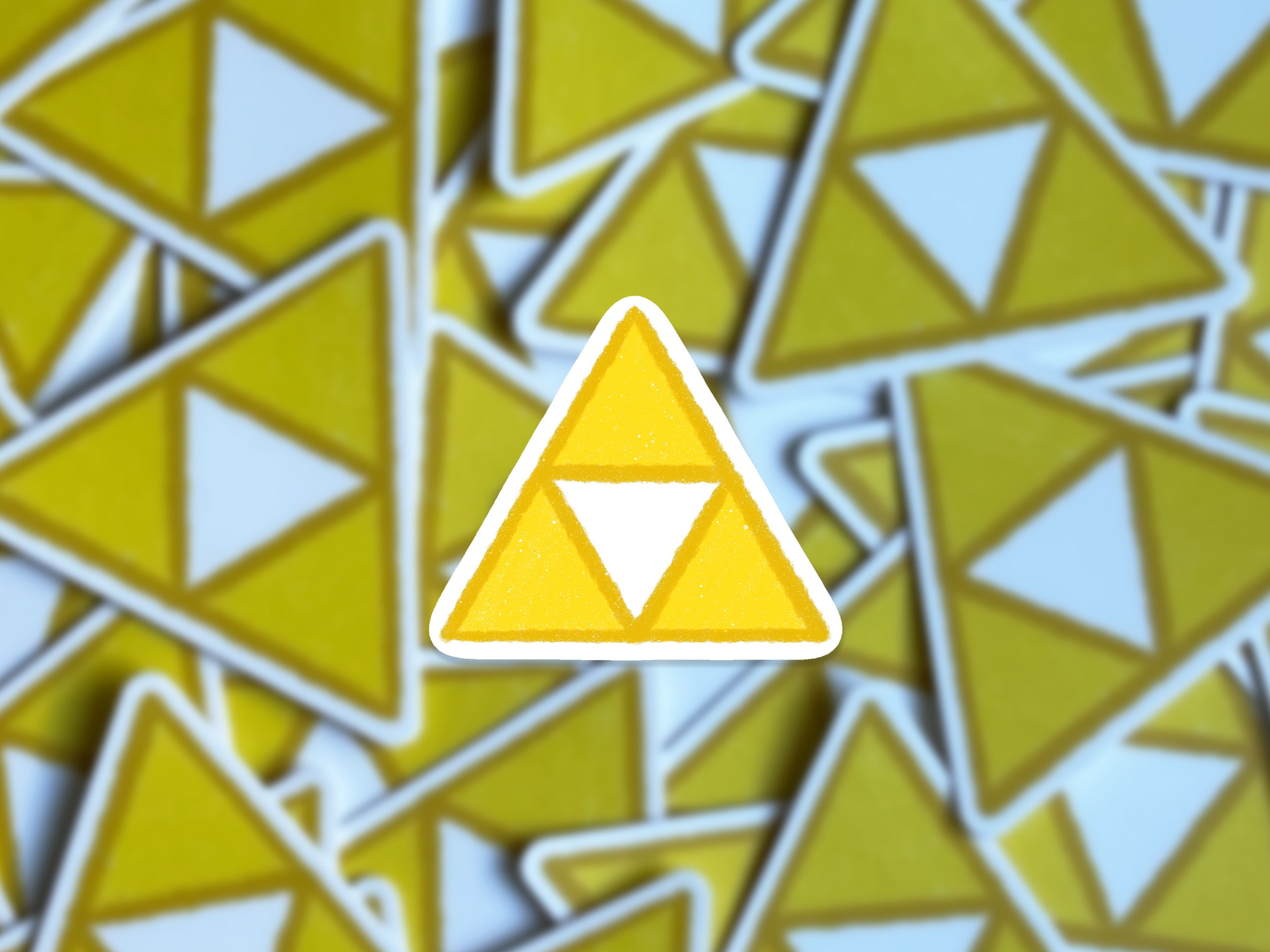 Triforce Doodle Sticker | LOZ | BOTW | TOTK | Zelda | Korok | Hyrule ...