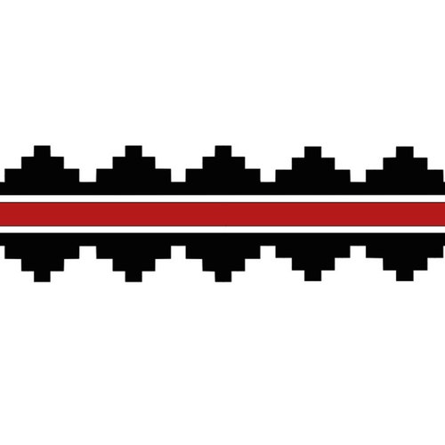 Navajo SVG Png Flat Border SVG Png Border With Red Ribbon - Etsy