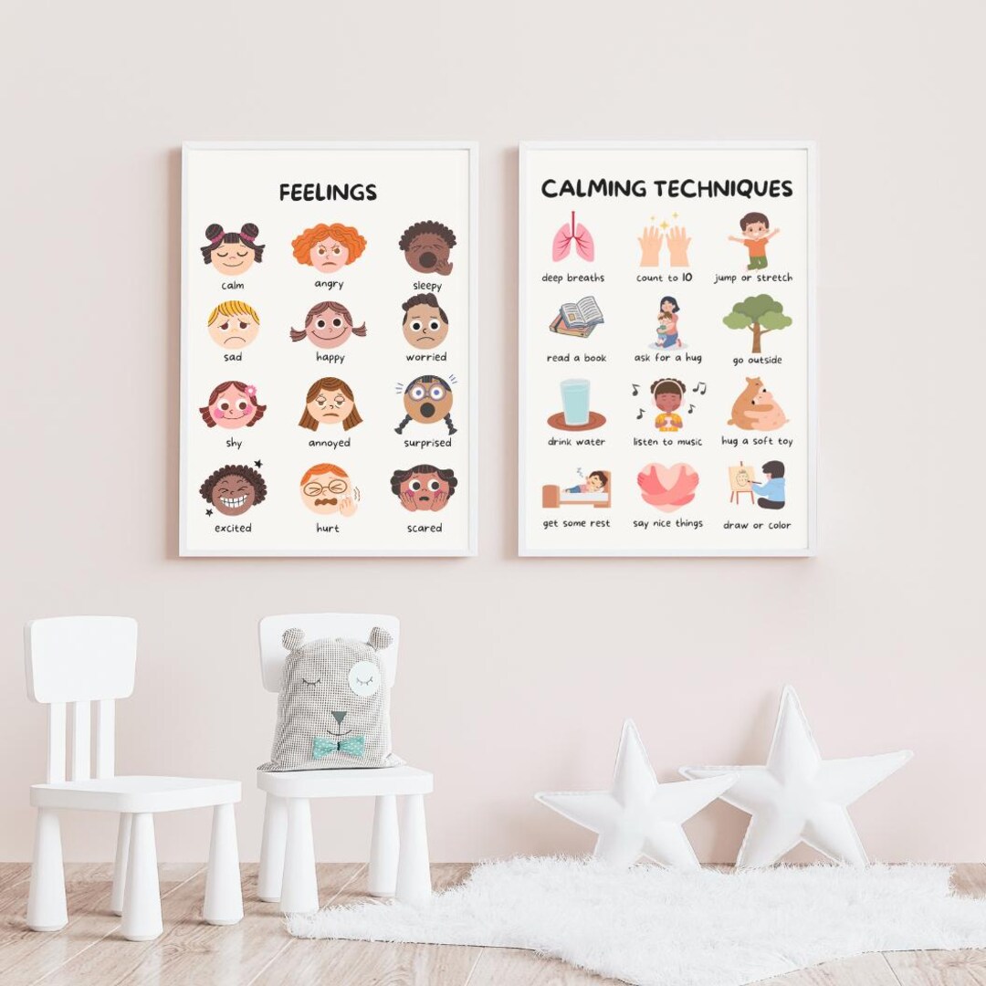 Feelings & Calming Techniques | PDF | Preschool and Toddlers Emotions ...