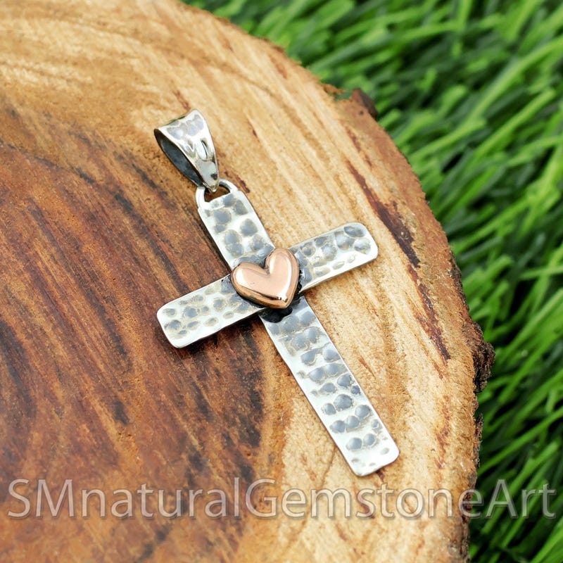 Hammered Cross - Etsy