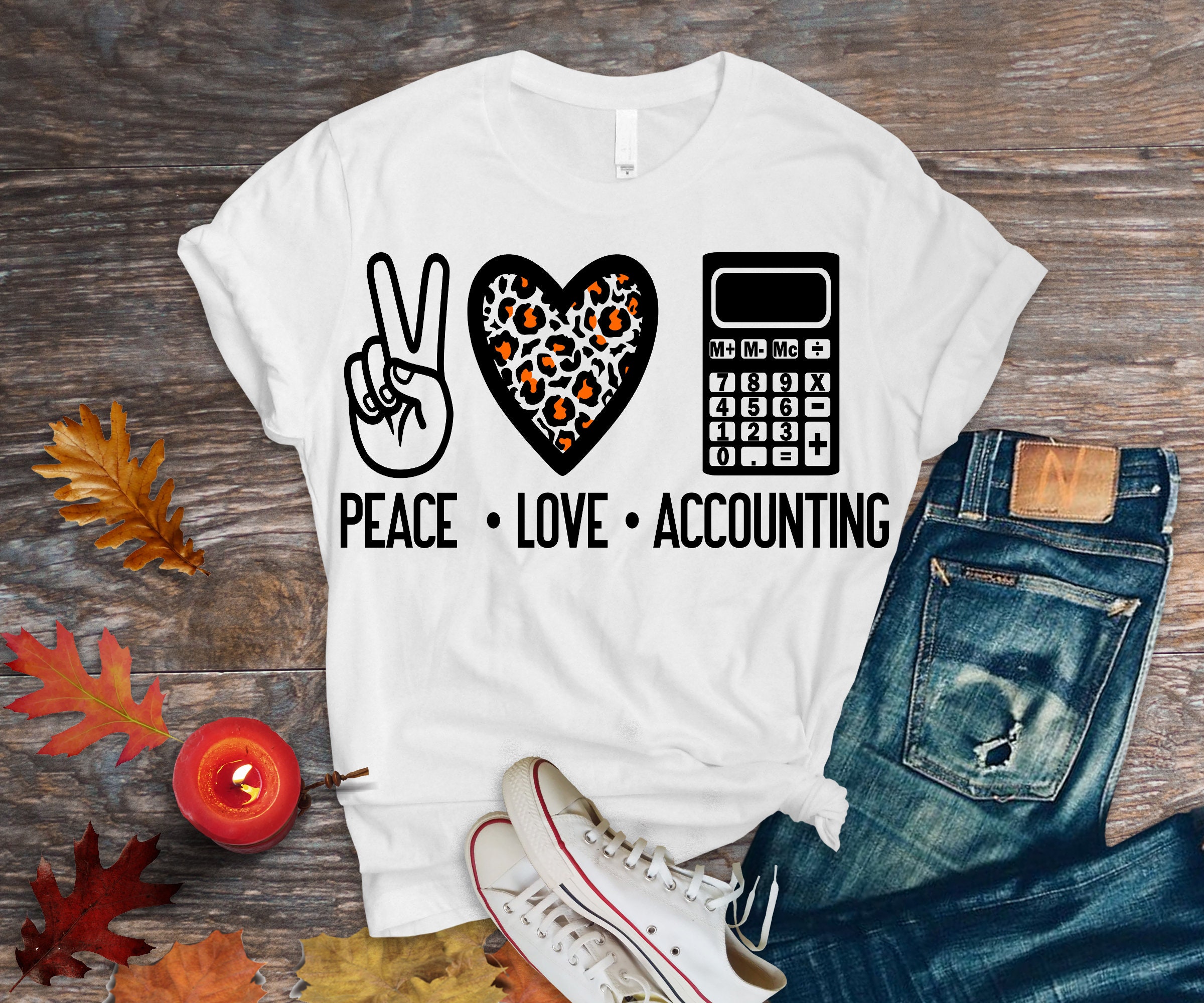 Peace Love Accounting Sublimation Svg Digital Download, Peace Love ...