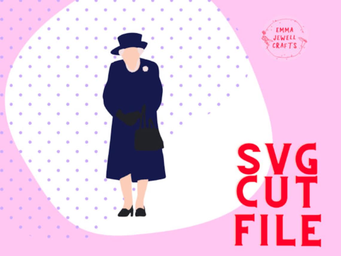 Queen Elizabeth-ii Png and Svg, United Kingdom Queen Svg and Png, Queen ...