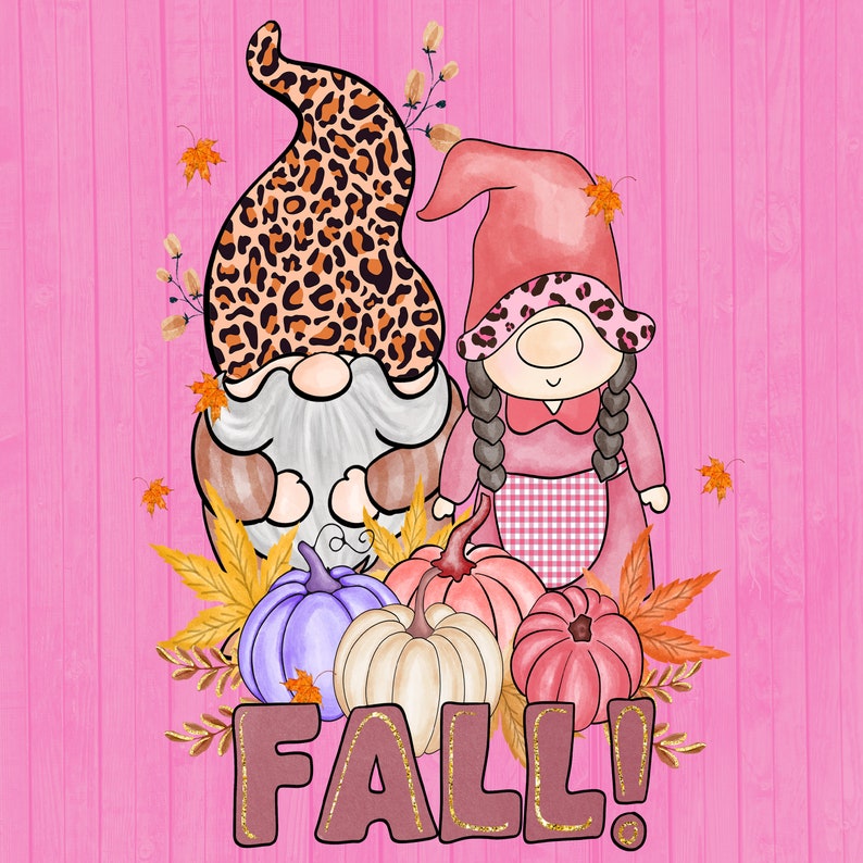 Fall Pink Png Gnomes, Autumn Pink Png, Happy Fall Ya, Messy Bun Fall ...