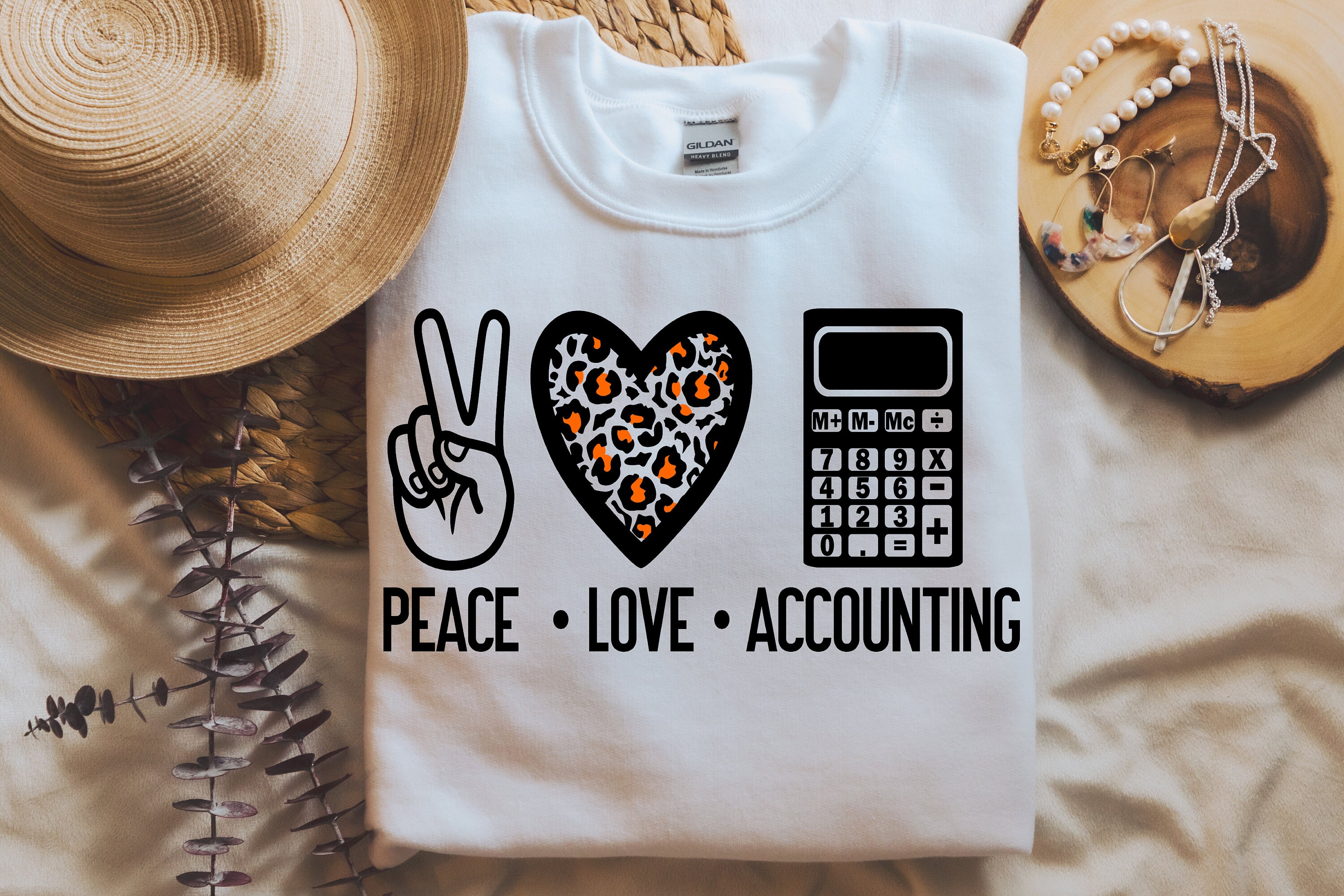 Peace Love Accounting Sublimation Svg Digital Download, Peace Love ...